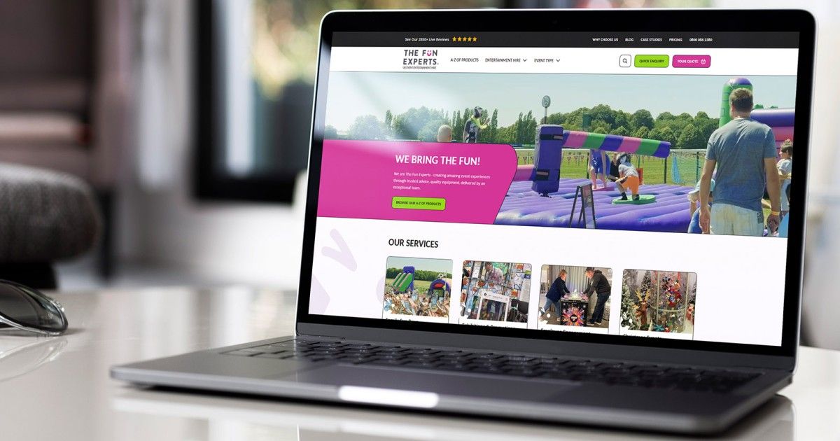 Bespoke website design | The Fun Experts